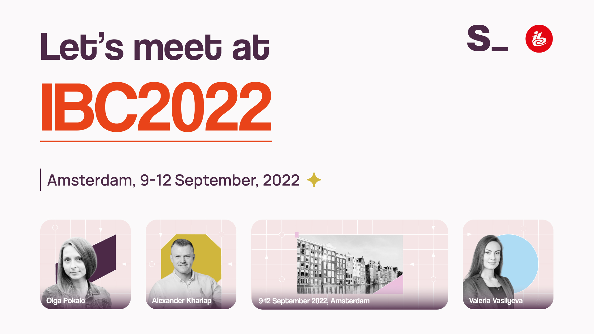 IBC 2022 Solbeg/ Let's meet | Solbeg