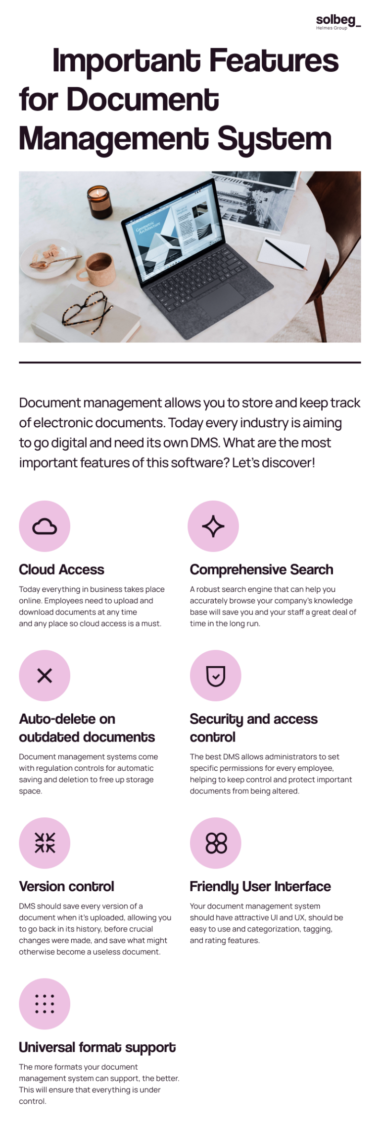Important Features for Document Management System | Solbeg